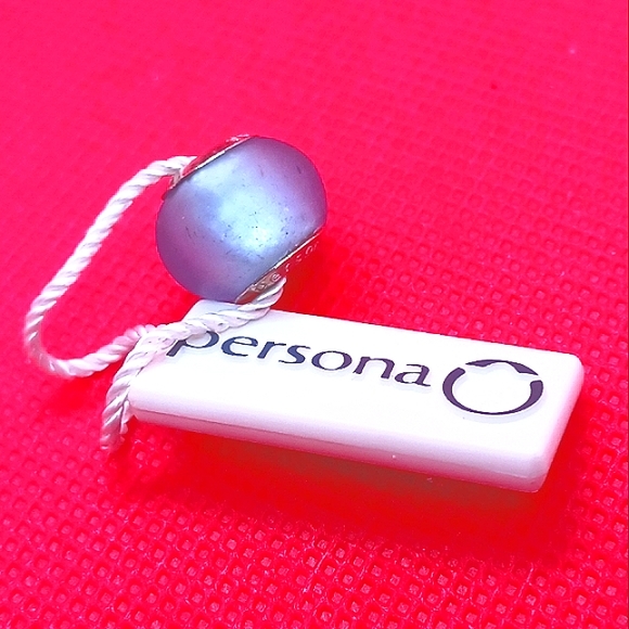 Persona | Jewelry | Persona Light Blue Satin Finish Bead | Poshmark